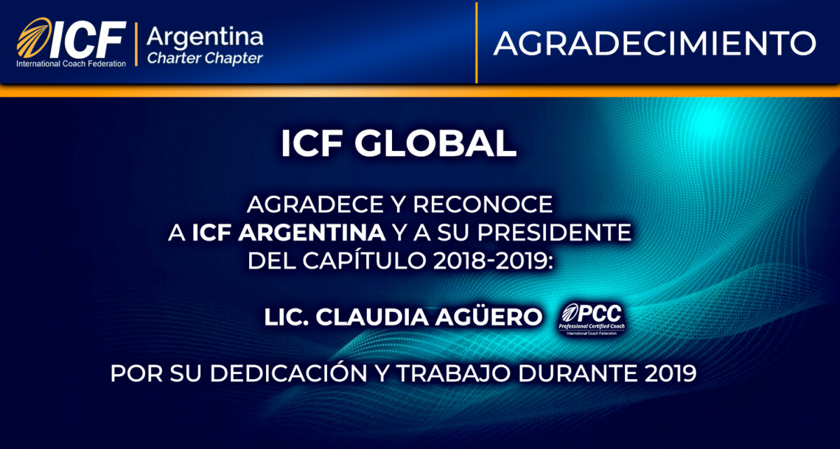 Agradecimiento ICF Global | ICF Argentina
